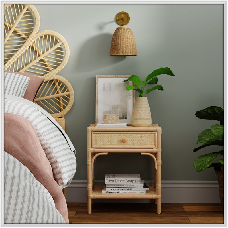Rattan Loop Nightstand