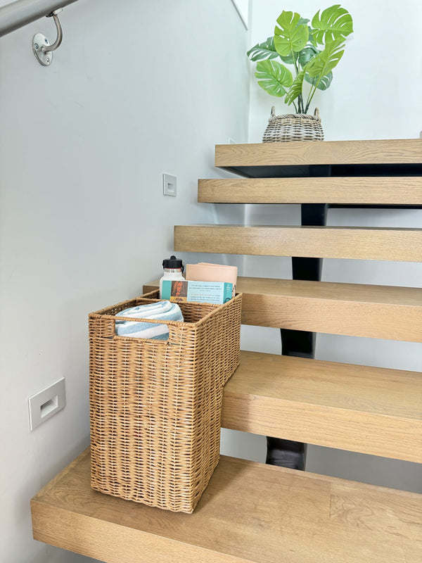 Rattan Stair Baskets | Kouboo
